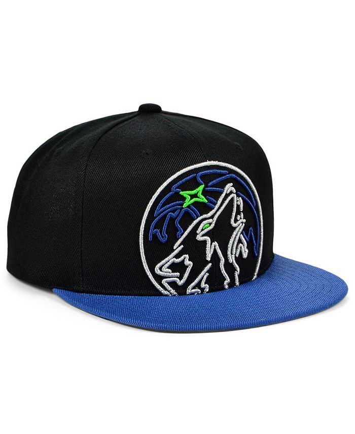 Mitchell & Ness Minnesota Timberwolves Neon Crop XL Snapback Cap - Macy's