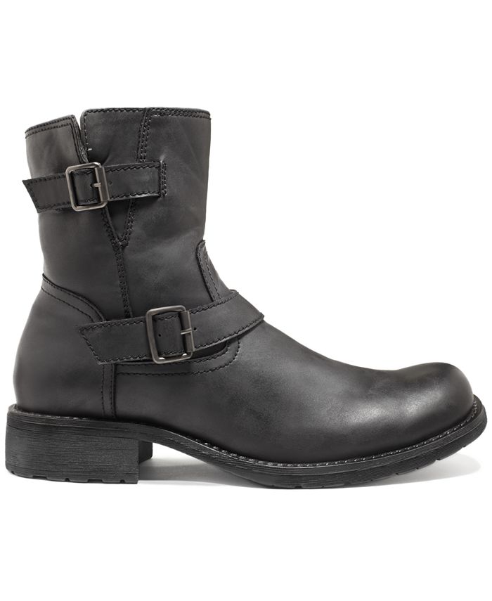 Unlisted A Kenneth Cole Production Moto Cop Double Buckle Boots - Macy's