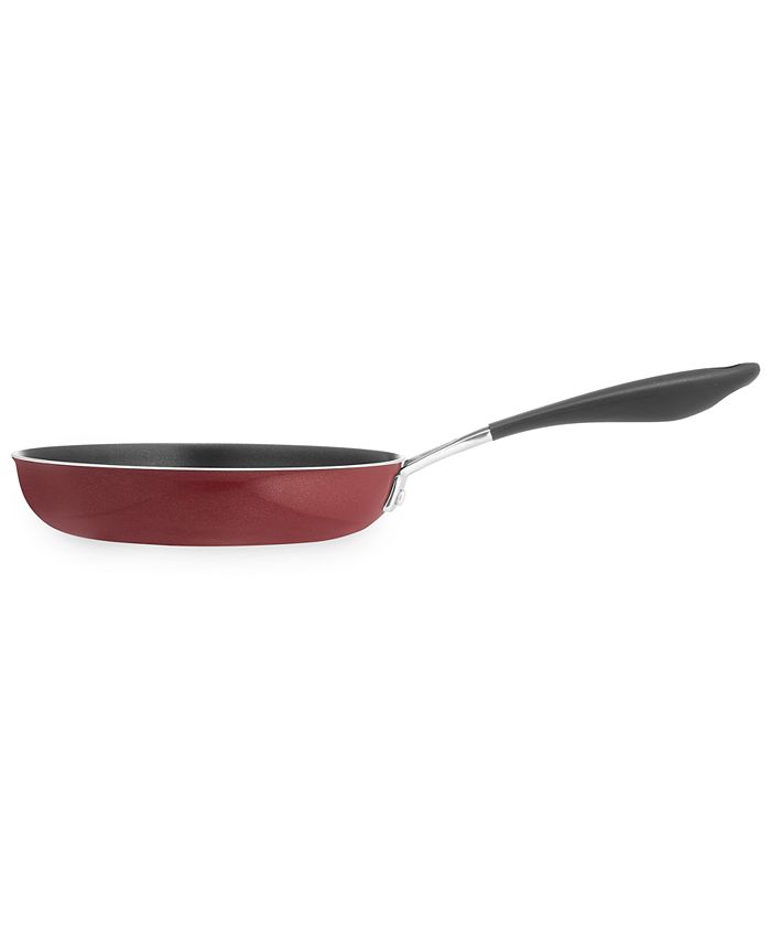 Belgique Nonstick Aluminum Red Fry Pans, Set of 2, Created for Macy's ...