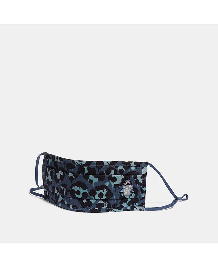 COACH Sharky Wild Beast Face Mask - Macy's