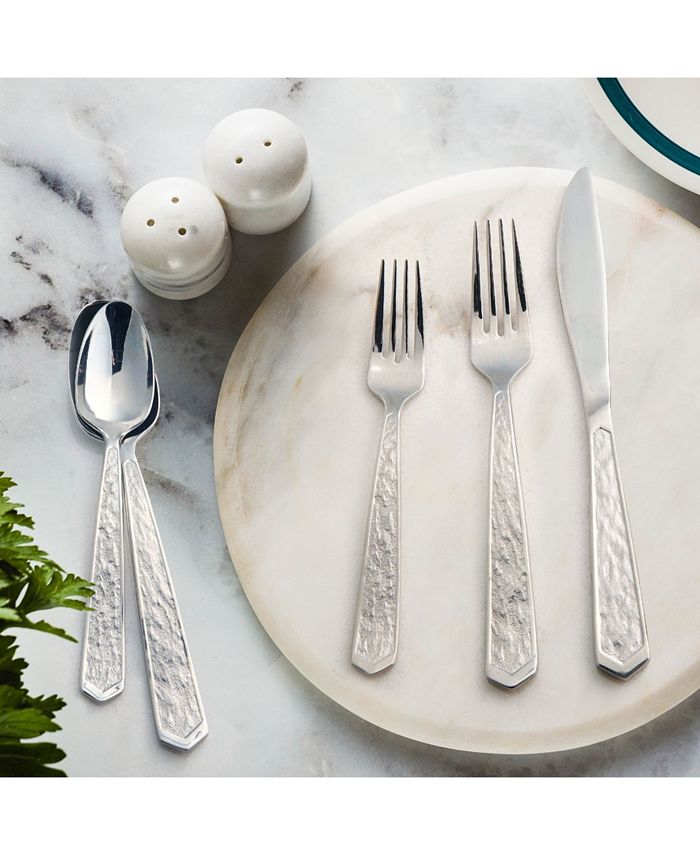 Hampton Forge Adelena 45 Piece Flatware Set, Service for 8 - Macy's