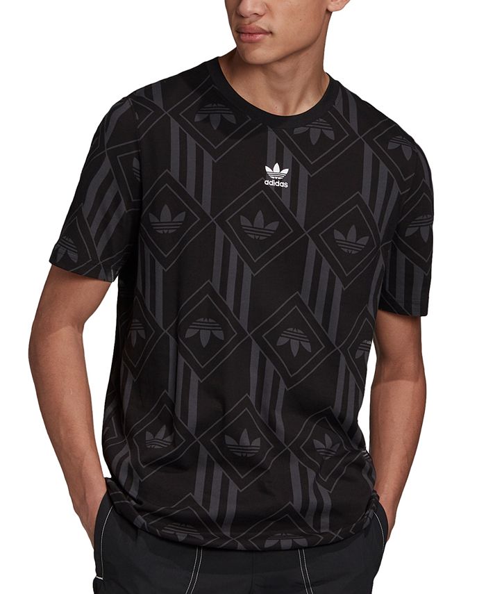 adidas adidas Men's Originals Monogram Printed T-Shirt - Macy's