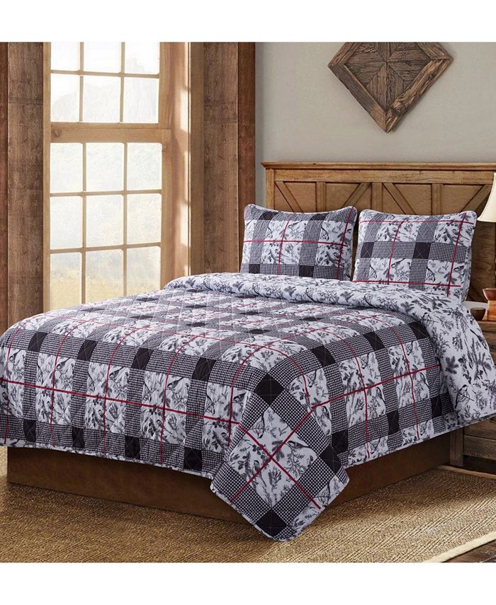Country Living Faith Quilt 3 Piece Set, King - Macy's