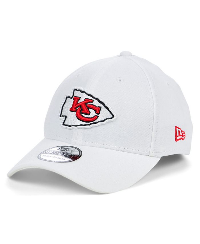 New Era Kansas City Chiefs White Team Classic 39THIRTY Cap - Macy's