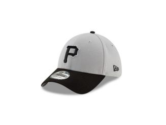 New Era Men's Pittsburgh Pirates Team Classic Gray Black White 39THIRTY ...
