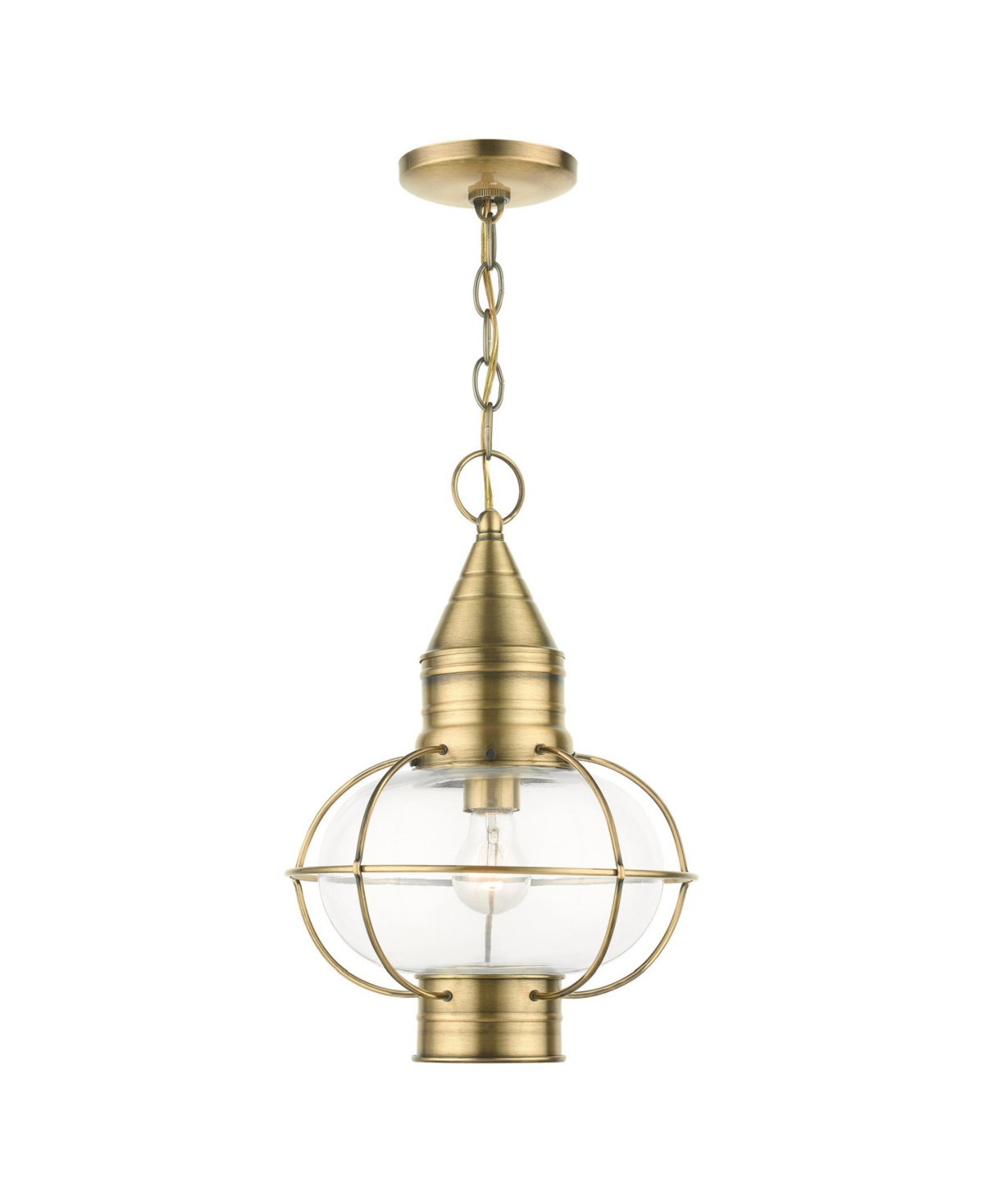 Click here for Newburyport 1 Light Outdoor Pendant Lantern - Gold... prices