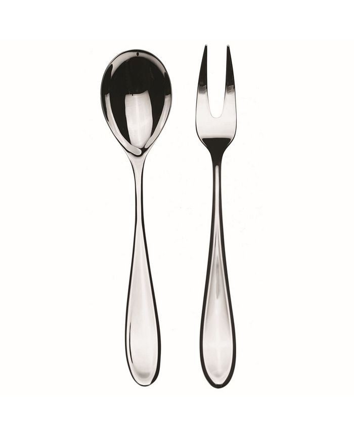 Mepra Serving Set Fork and Spoon Forma Flatware Set, Set of 2 - Macy's