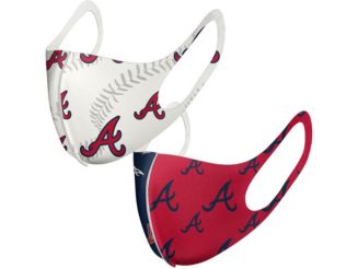 Fanatics Atlanta Braves Bonded Colorblocked Mask Face Coverings - Macy's