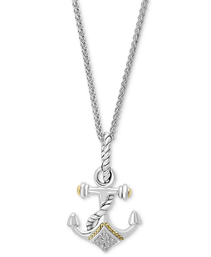 EFFY Collection EFFY® Diamond Pendant Necklace (1/20 ct. t.w.) in ...