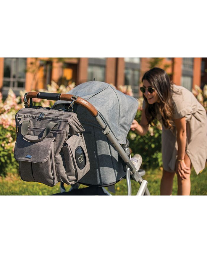 BBLÜV Bbluv Metro Convertible Polyester Diaper Bag Backpack - Macy's