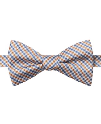 Tommy Hilfiger Men's Pre-Tied Tattersall Check Bow Tie - Macy's
