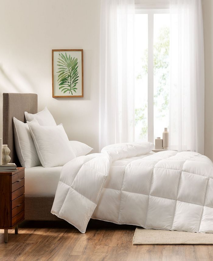 Serta Down Illusion Antimicrobial Down Alternative Lightweight Comforter - Full/Queen - Macy's