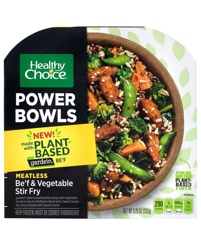 Healthy Choice Power Bowl Be'f & Veggie Stir Fry, 9.25 oz, 5 Count - Macy's