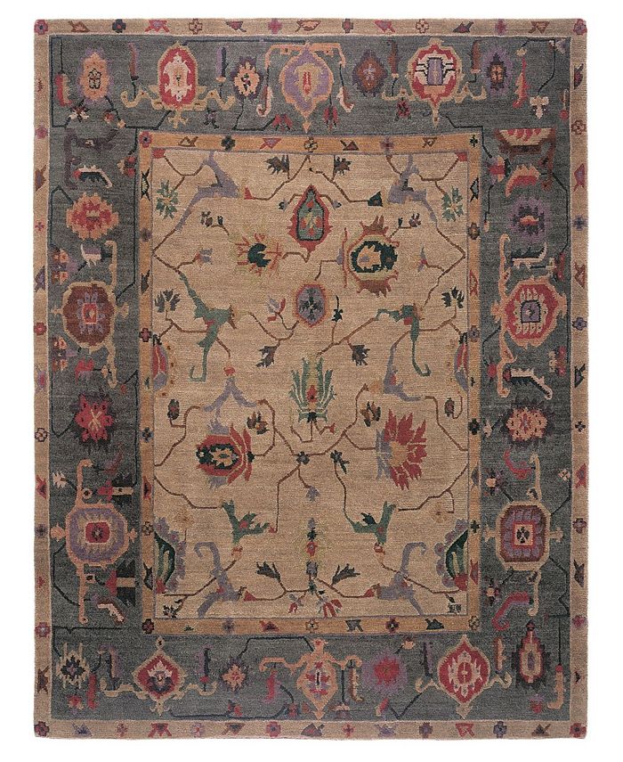 Tufenkian Traditional Arts and Crafts Zagros II 9' x 9' Round Rug - Macy's