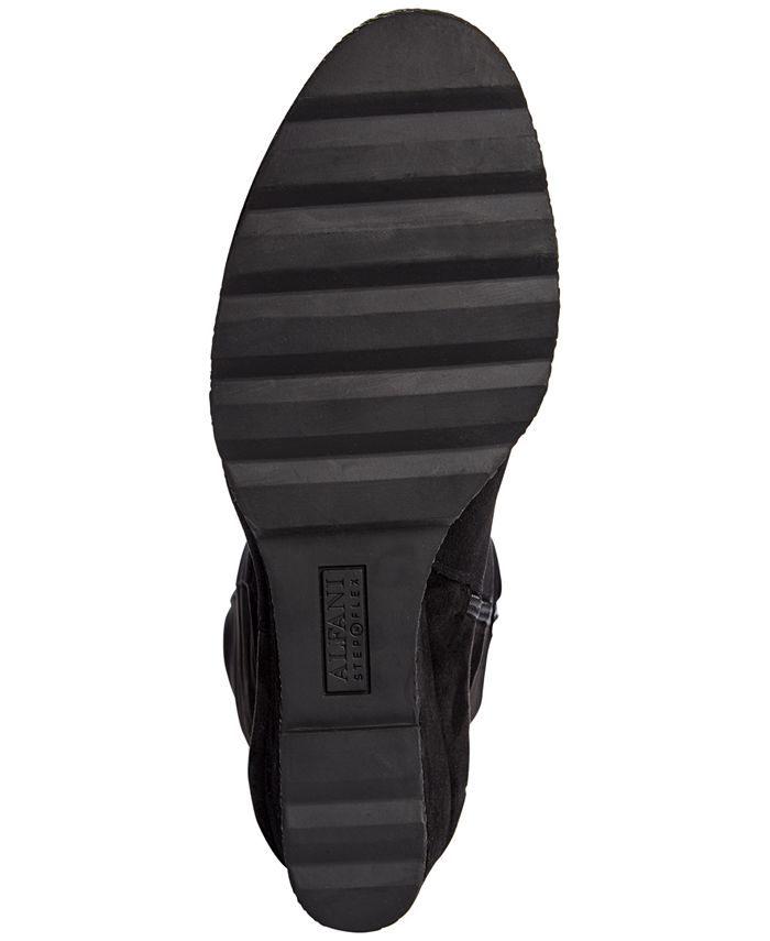 Alfani Step 'N Flex Obryy Wedge Boots, Created for Macy's - Macy's