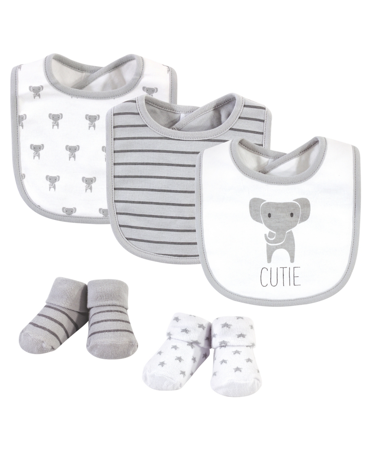 Click here for Hudson Baby Unisex Cotton Bib and Sock Collection... prices