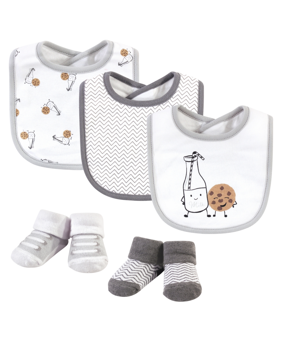Click here for Hudson Baby Unisex Cotton Bib and Sock Collection... prices