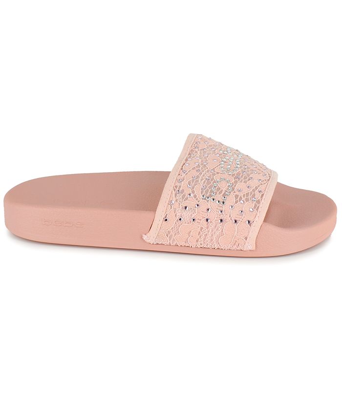 bebe Women's Flirtie Slide Sandals - Macy's