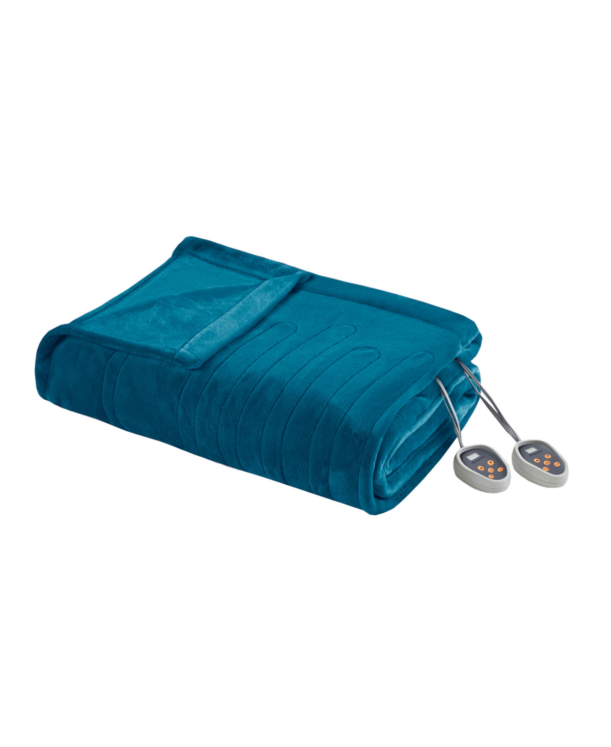 Click here for Beautyrest Plush Blanket  Full - Teal prices