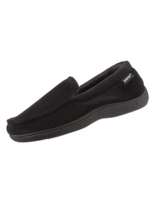 Isotoner Signature Men's Microterry Jared Moccasin Slippers with Memory ...