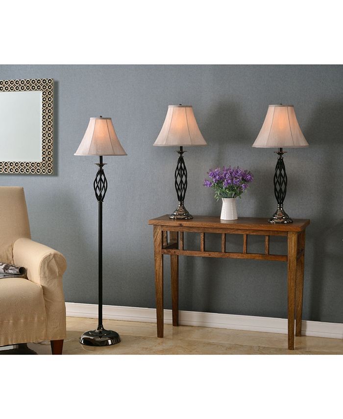 Kenroy Home Classic 3 Piece Lamp Set - Macy's