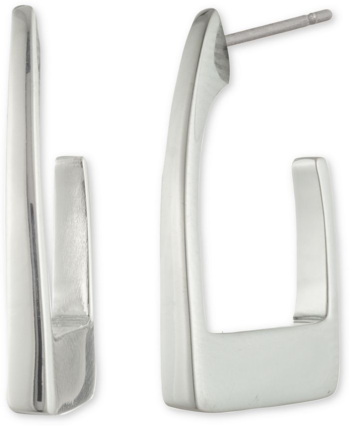 Lauren Ralph Lauren Stirrup Hoop Earrings in Sterling Silver & Reviews - Earrings - Jewelry ...