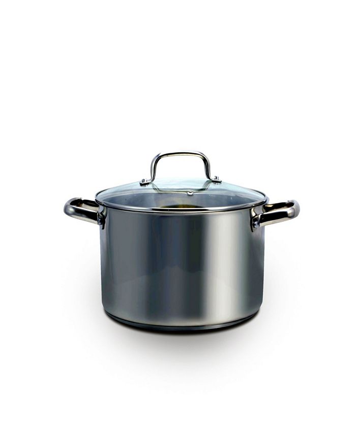 Oster Adenmore 8 Quart Stock Pot with Tempered Glass Lid - Macy's