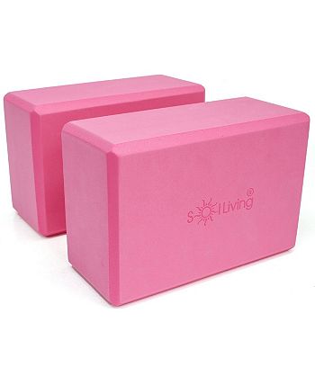 Sol Living Yoga Block, Pack of 2 - Macy's