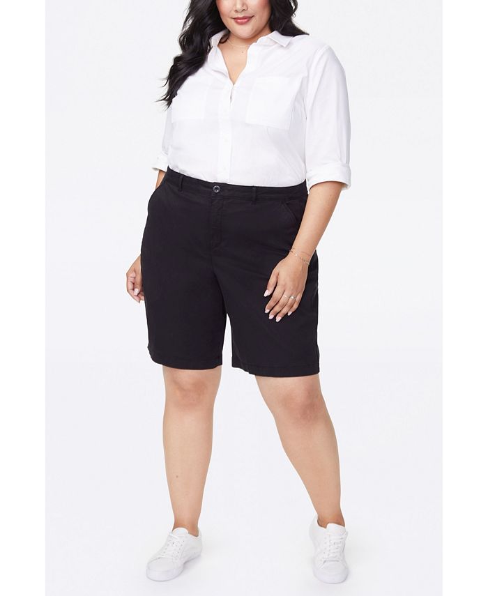 Nydj Plus Size Bermuda Shorts In Stretch Twill Macys