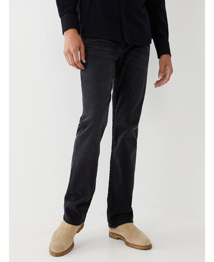 True Religion Men's Ricky Straight Fit Jeans with Back Flap Pockets ...