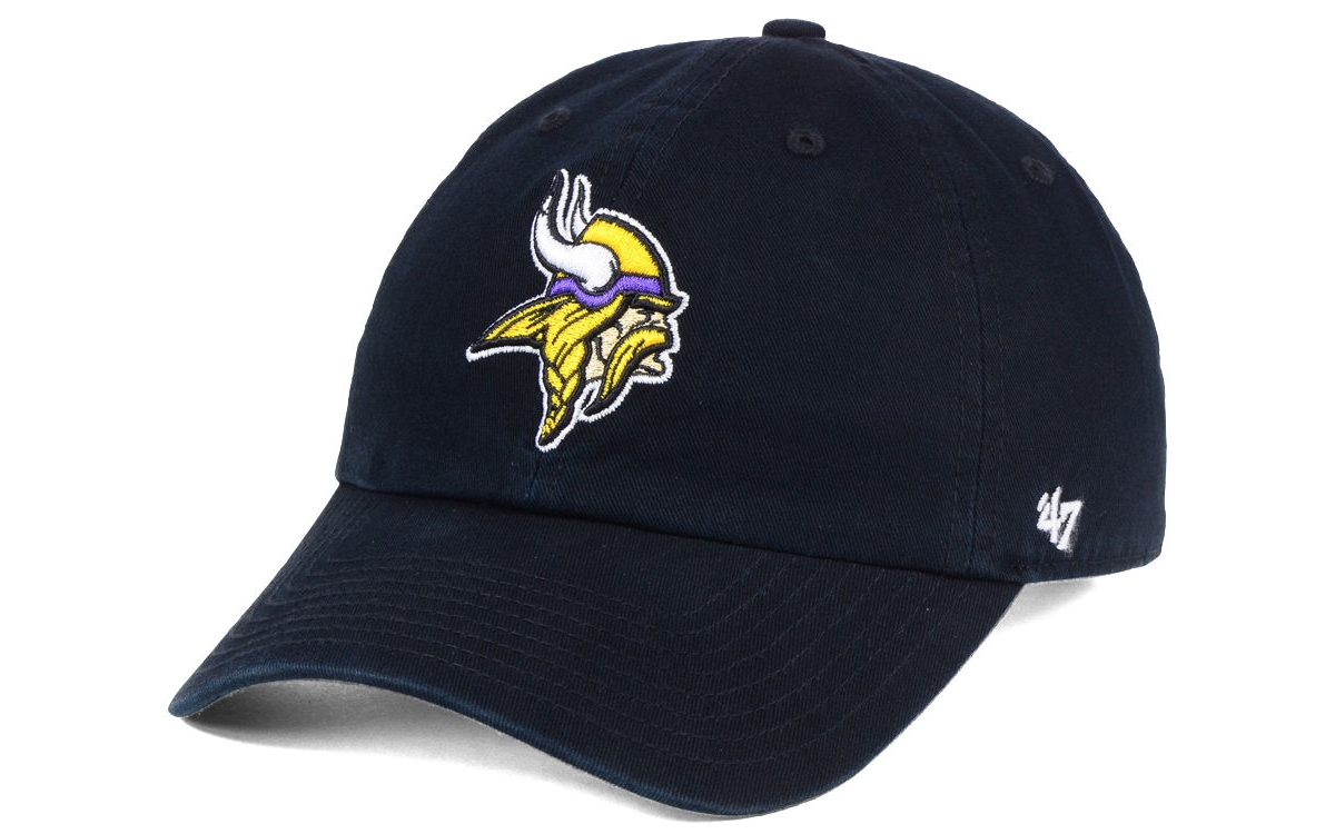Click here for 47 Brand Minnesota Vikings Clean Up Cap - Black prices