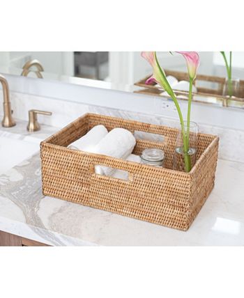 Artifacts Trading Company Rectangular Shelf Basket - Macy's