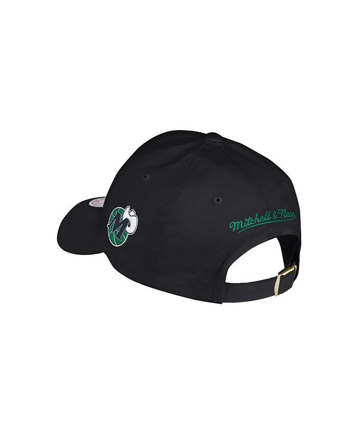 Mitchell & Ness Dallas Mavericks Hardwood Classic Foundation Script Cap ...
