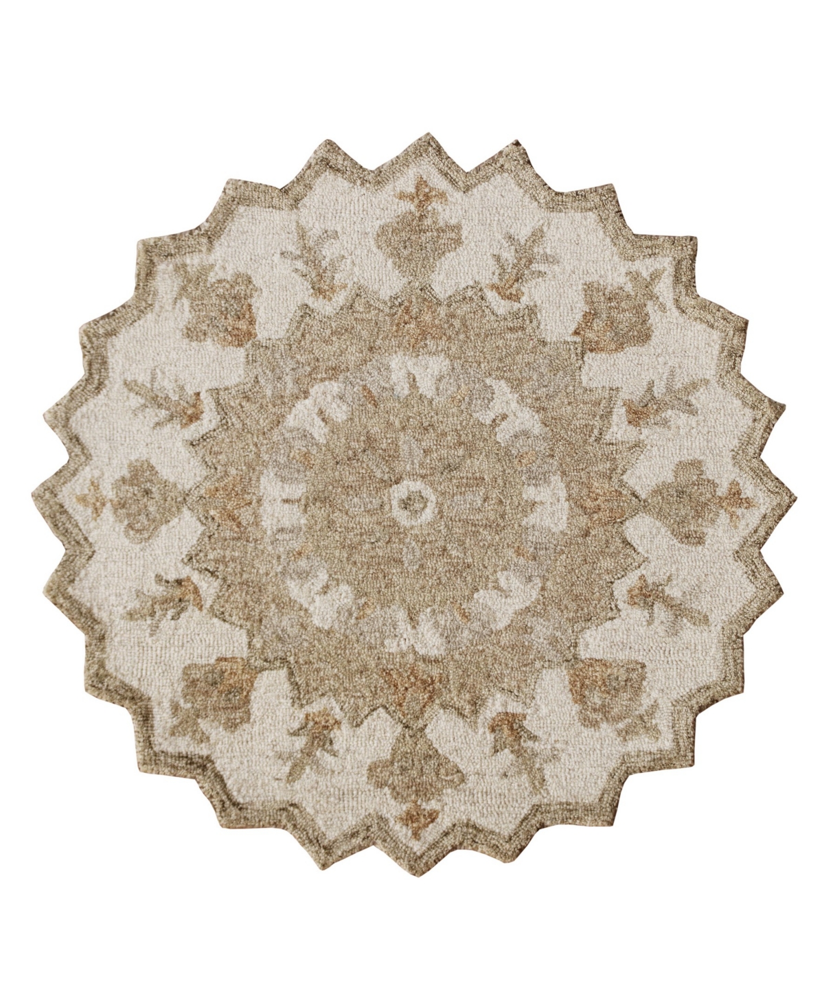 Click here for Lr Home Arabella ABA706 3 x 3 Round Area Rug - Tan... prices