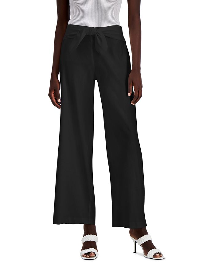 INC International Concepts Tie-Front Pants, Created for Macy's ...