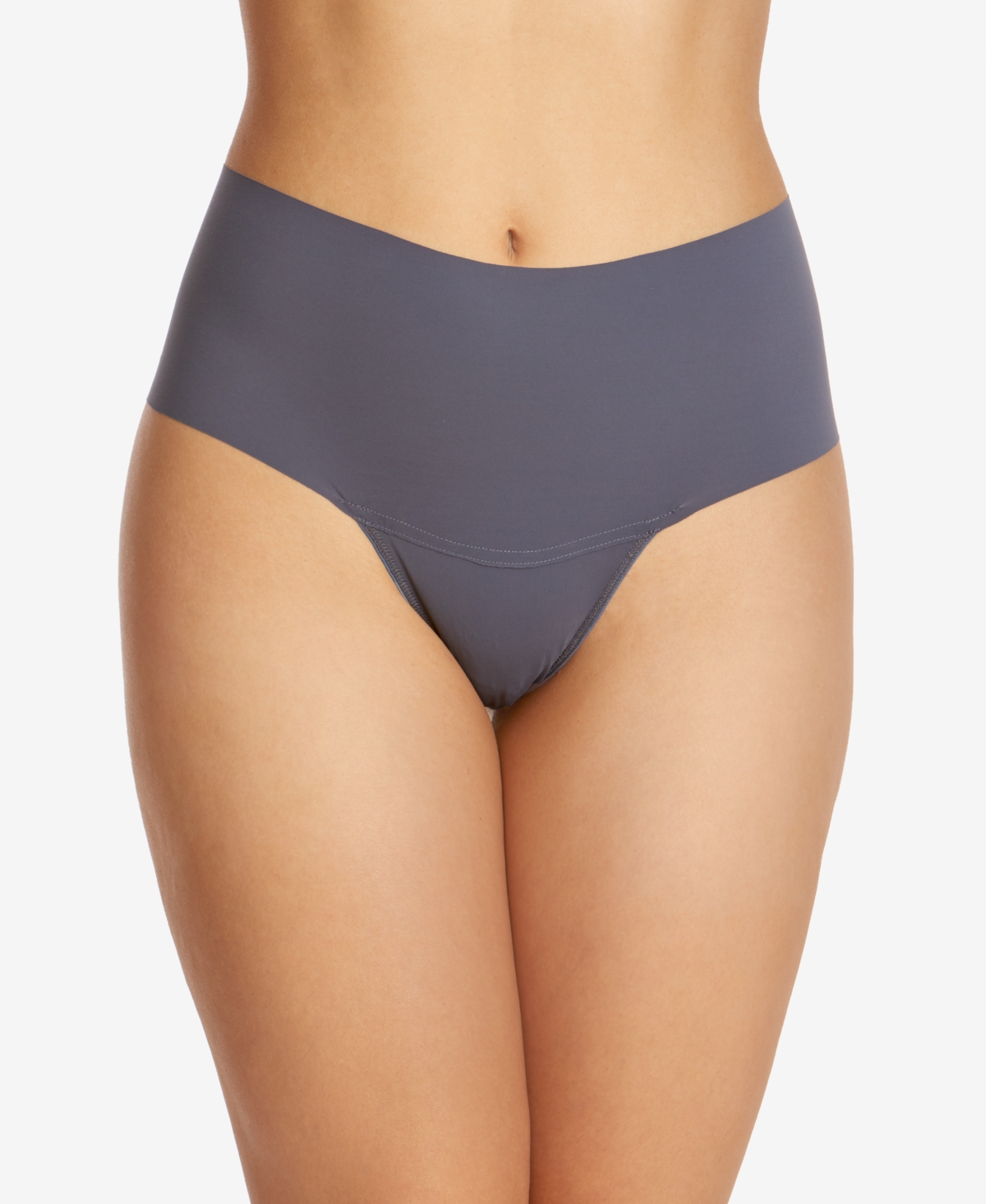 Click here for Hanky Panky Womens BreatheSoft Hi-Rise Thong - Gra... prices