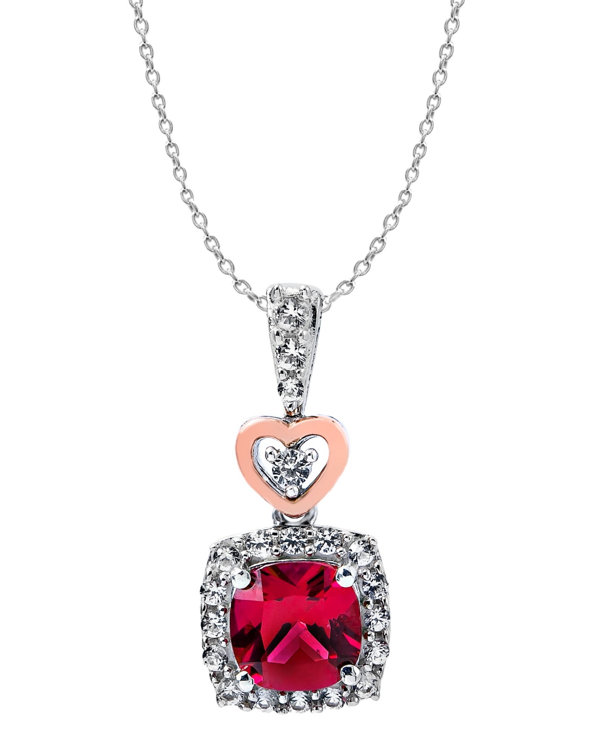 Click here for Womens 14K Rose Gold Plated Heart Pendant Necklace... prices
