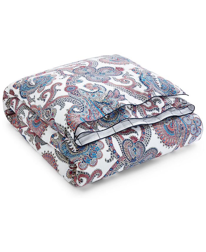 Lauren Ralph Lauren Carter Paisley Reversible 3-Pc. Comforter Set, Full ...