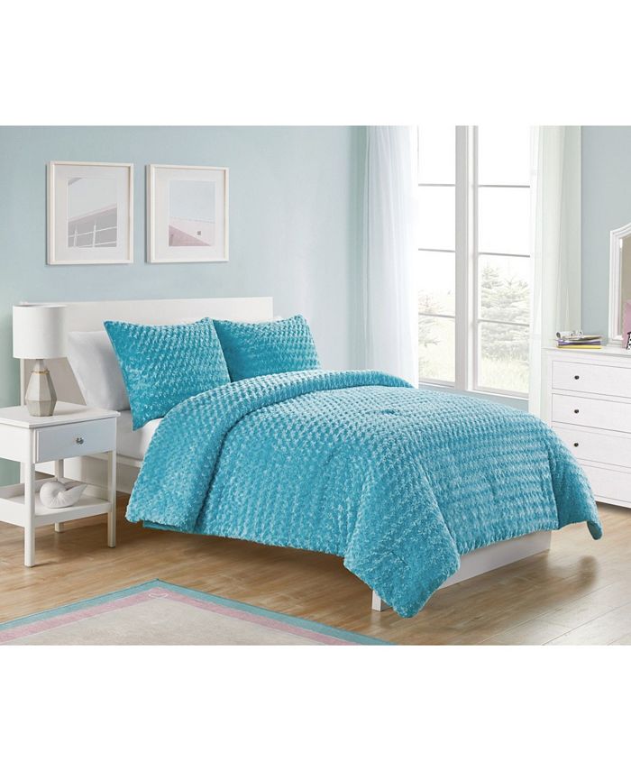 VCNY Home CLOSEOUT! Plush 2 Piece Comforter Set, Twin & Reviews ...