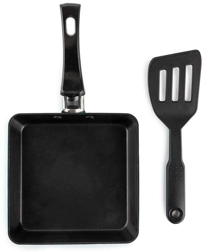 Brooklyn Steel Co. Mini Square Fry Pan with Slotted Turner 2-Pc. Set ...