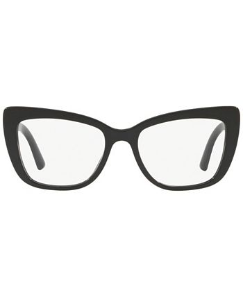 Dolce&Gabbana DG3308 Women's Cat Eye Eyeglasses - Macy's