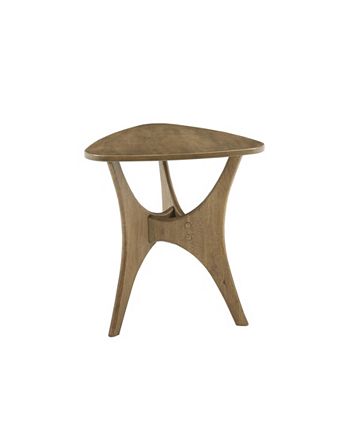 INK+IVY Blaze Triangle Wood Side Table - Macy's