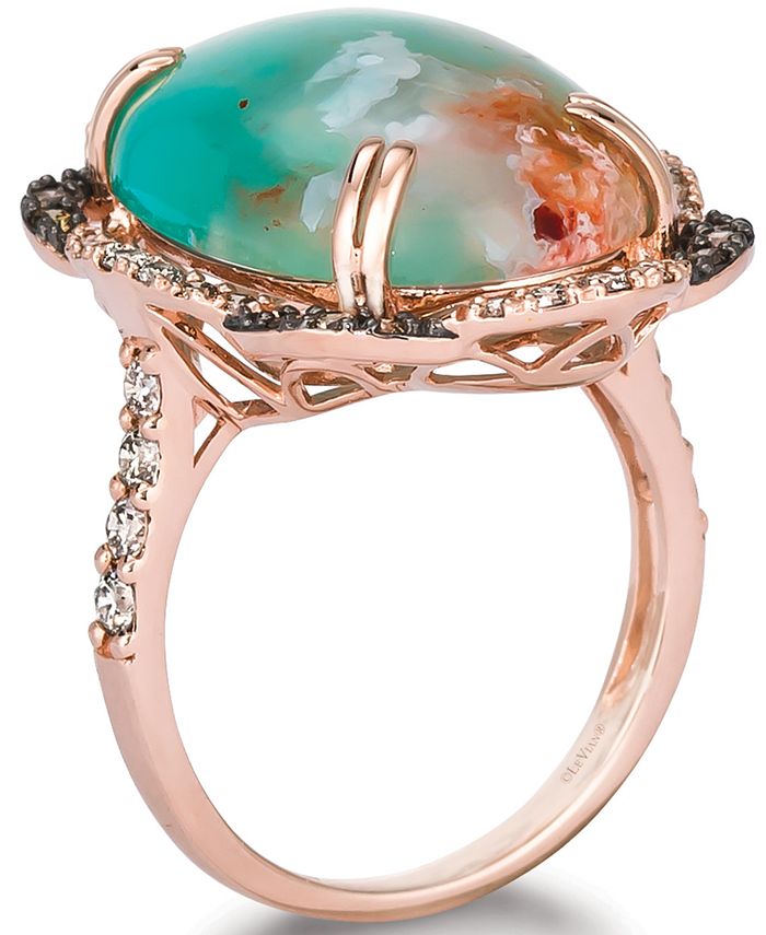 Le Vian Crème Brûlée® Aquaprase Candy & Diamond (5/8 ct. t.w ...