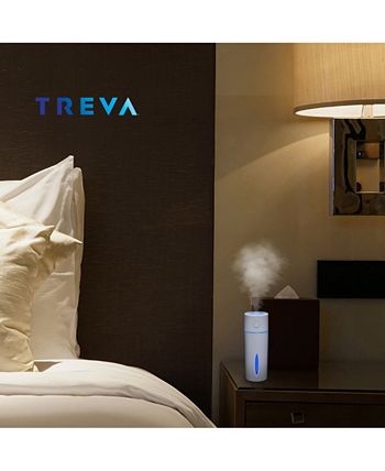 Treva Drop Light Cool Mist Travel USB Ultrasonic Humidifier with 7 ...