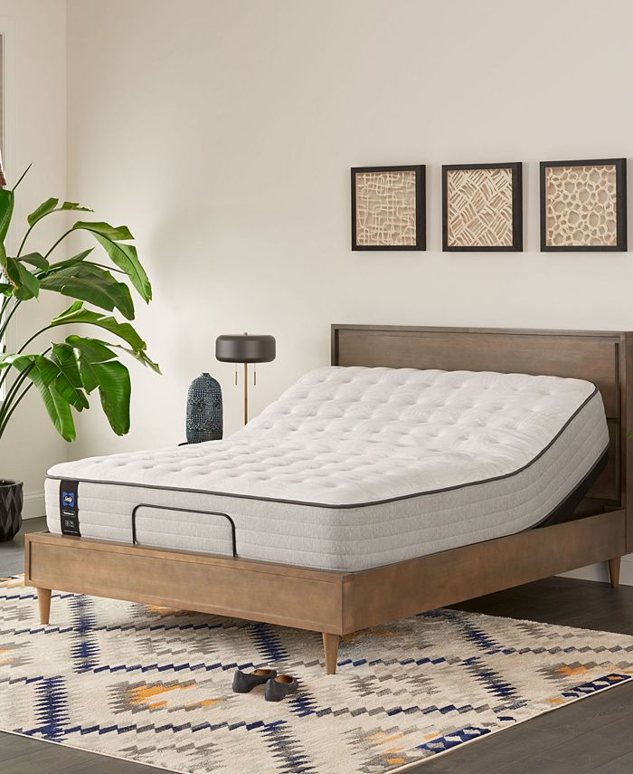 Sealy Posturepedic Summer Rose 12" Firm Mattress Set- Queen - Macy's