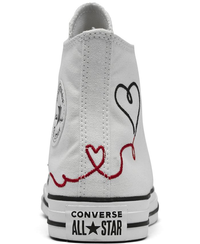 Converse Women's Chuck Taylor All Star High Top Made with Love Casual ...