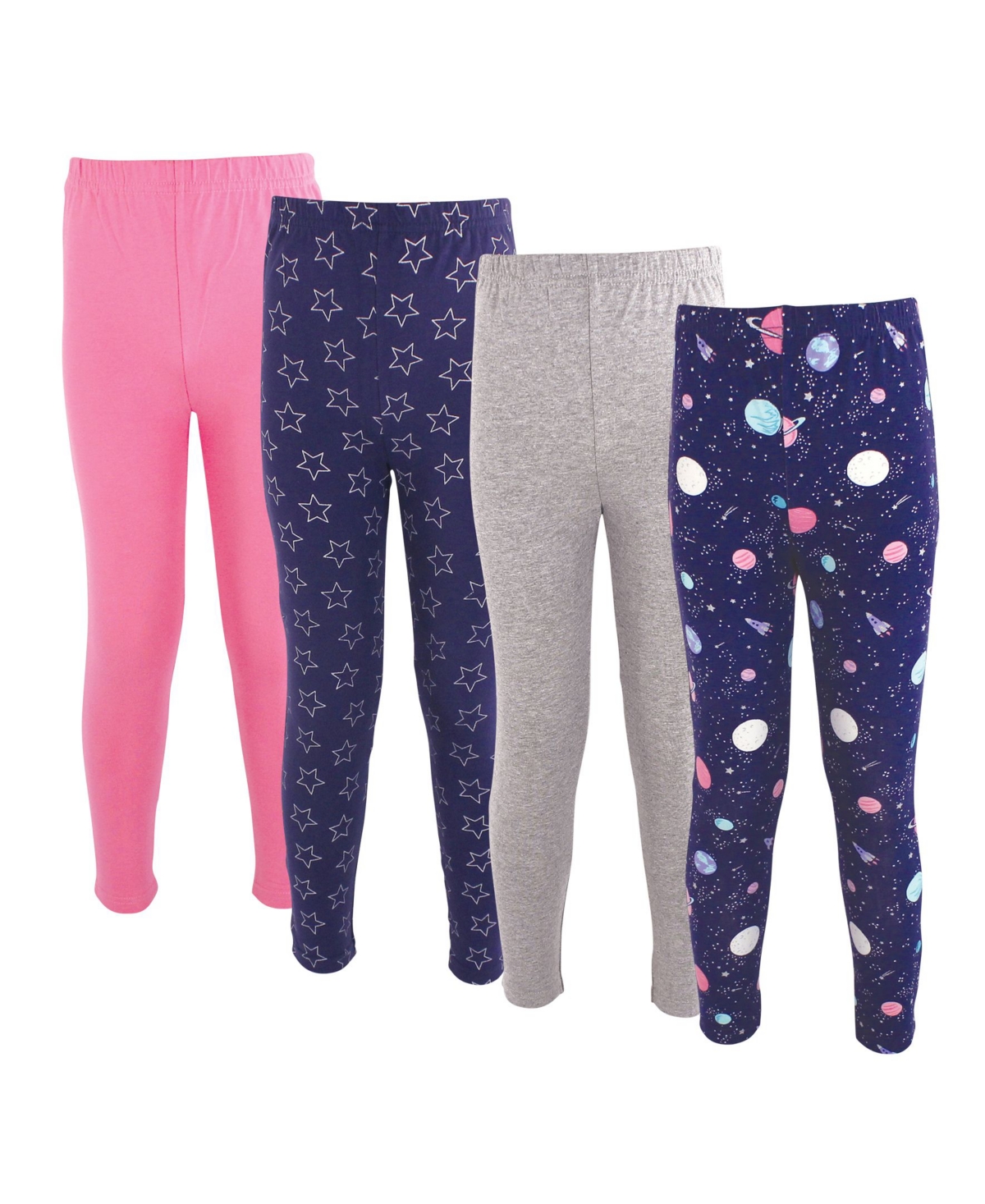 Click here for Hudson Baby Baby Girls 4Pk Pants - Space prices