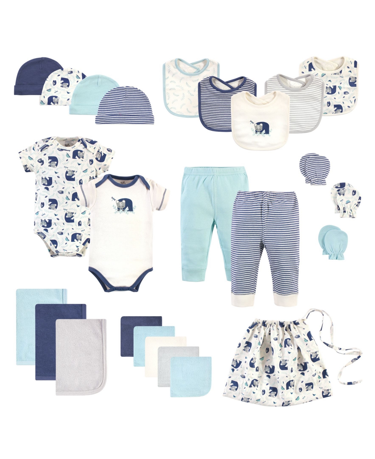 Click here for Touched by Nature Baby Boys Natural Cotton Newborn... prices