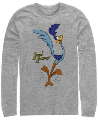 Men's Looney Tunes Faces of Road Runner Long Sleeve Crew T-shirt - Macy's