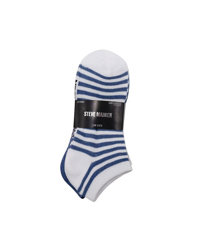 Steve Madden Women's Low-Cut Socks, Pack of 10 - Macy's